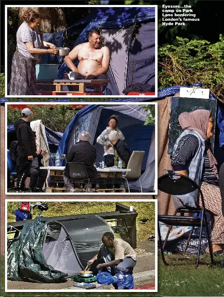 Migrant tents on Billionair­es’ Row - PressReader