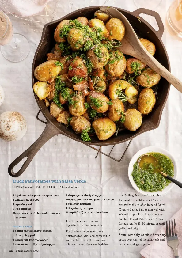 Duck Fat Potatoes with Salsa Verde - PressReader