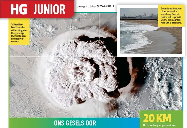 Die vulkaanuit­barsting in Tonga - PressReader