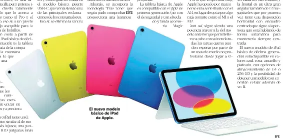 El nuevo ipad de Apple: una opción rediseñada apta para todos los ...