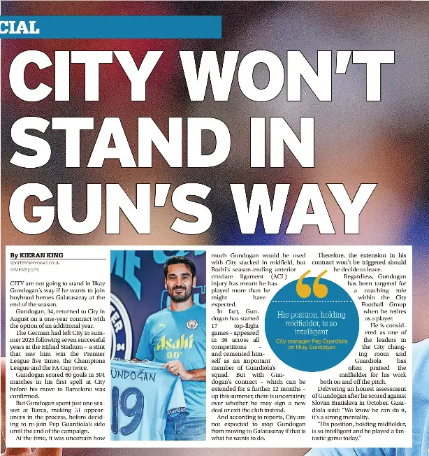 CITY WON’T STAND IN GUN’S WAY - PressReader