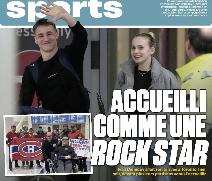 ACCUEILLI COMME UNE ROCK STAR - PressReader