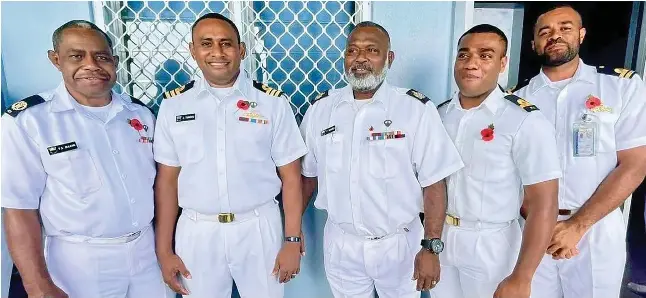 FIJI NAVY CONGRATULA­TES GRADUATE, 2 OFFICERS BEING PROMOTED - PressReader