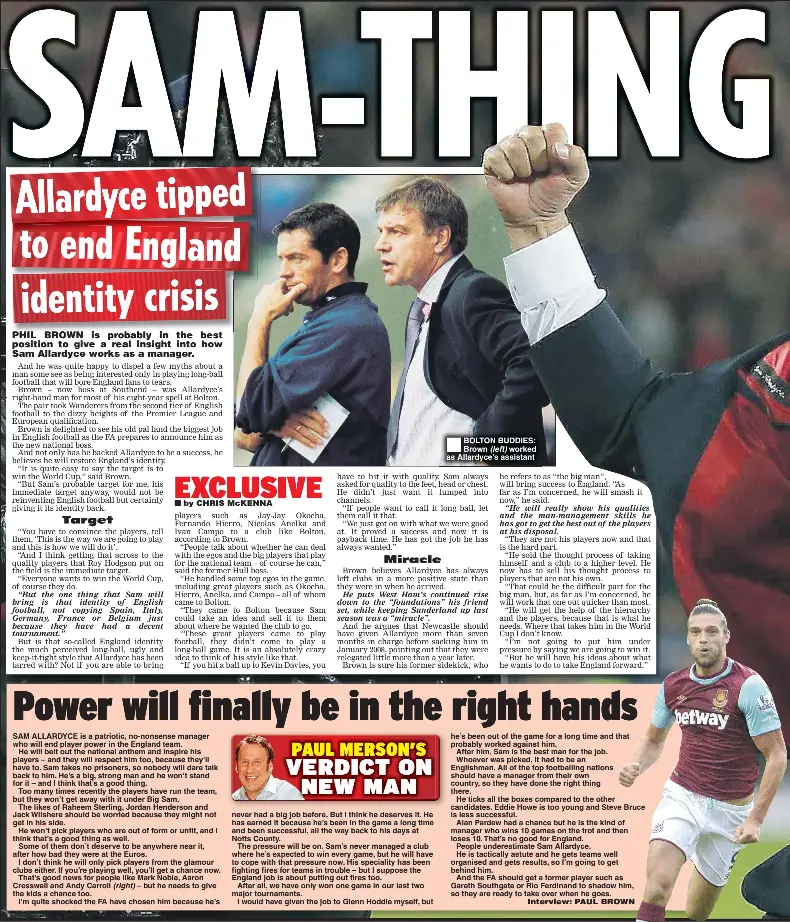 LIONS WILL ROAR WITH ALLARDYCE - PressReader