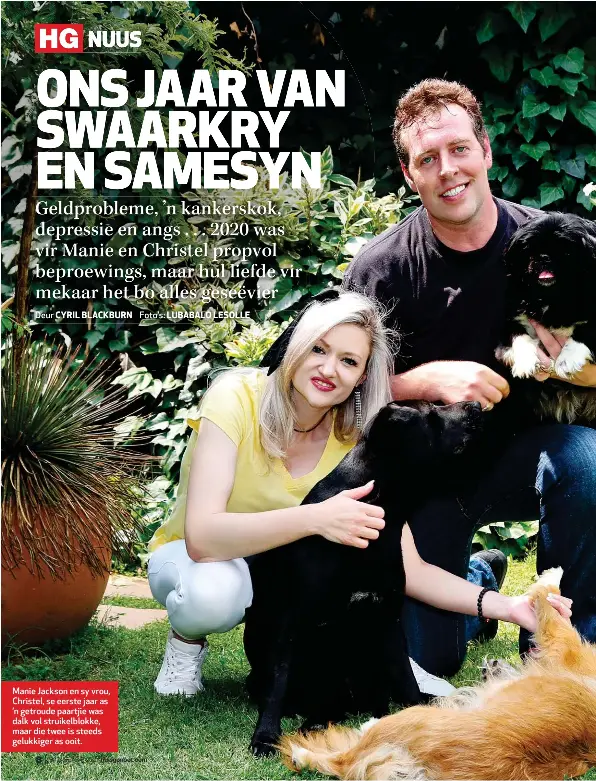 Liefde wen ná taai jaar vir sanger Manie - PressReader