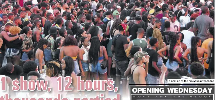 1 show, 12 hours, thousands partied - PressReader