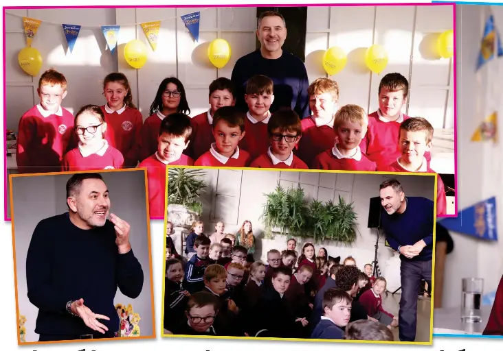 Giggling excitement as David Walliams meets local children - PressReader