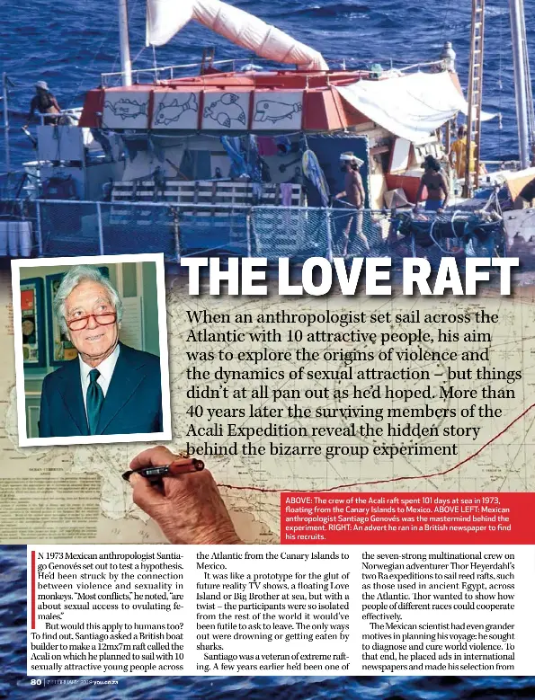 All aboard the experiment­al love raft - PressReader