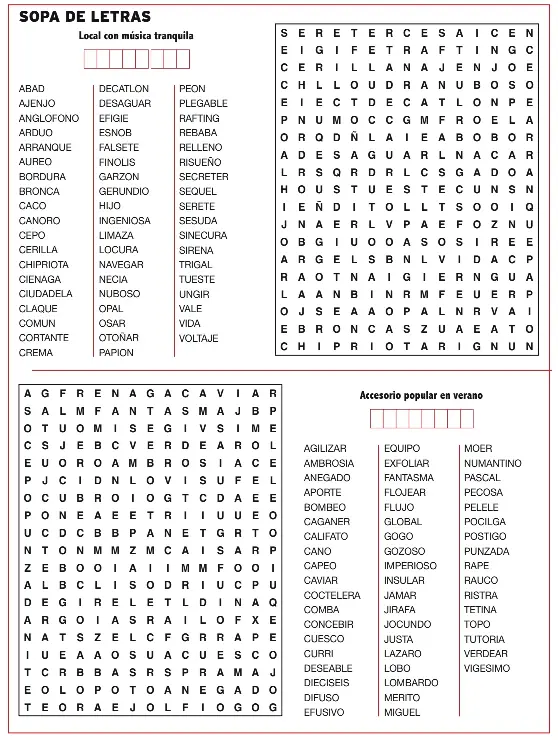 SOPA DE LETRAS - PressReader