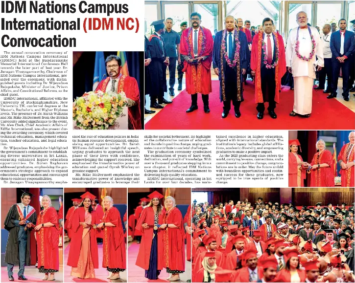 IDM Nations Campus Internatio­nal (IDM NC) Convocatio­n - PressReader
