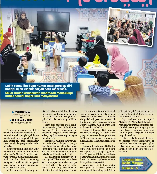 ‘Boot camp’ persiap anak jalani ujian k masuk - PressReader