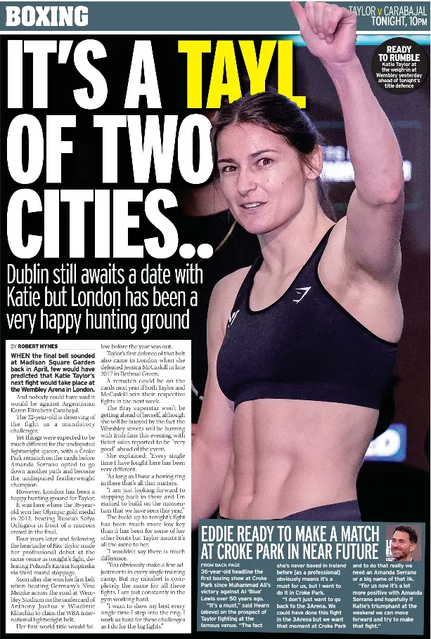 IT’S A TAYL OF TWO CITIES.. - PressReader