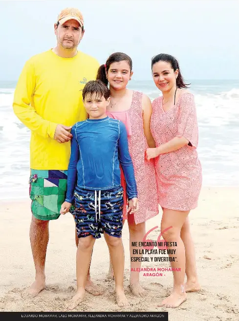 Alejandra celebra su cumple en la playa - PressReader