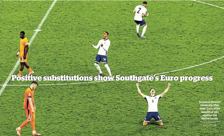 Positive substituti­ons show Southgate’s Euro progress - PressReader