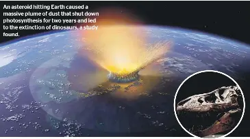 Dust killed dinosaurs: study - PressReader