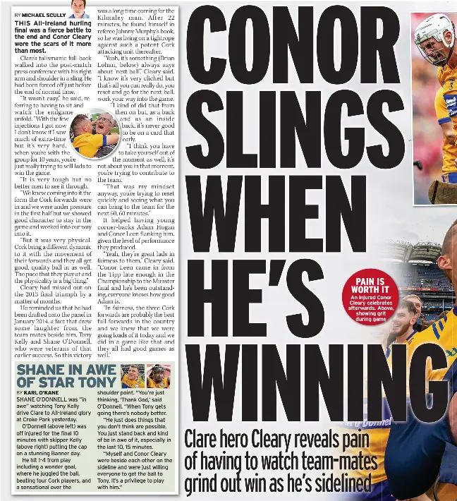 CONOR SLINGS WHEN HE’S WINNING - PressReader