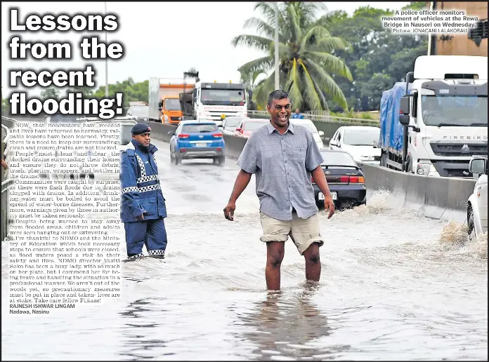 Lessons from the recent flooding! - PressReader