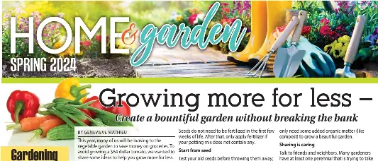 Growing more for less – - PressReader