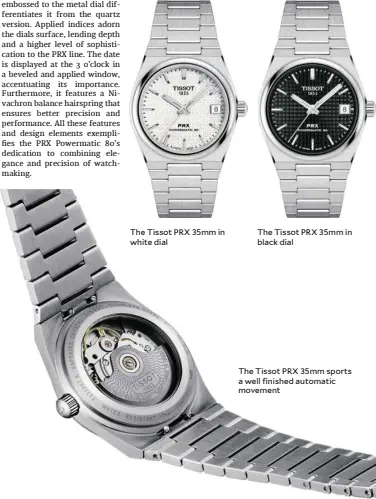 Tissot introduces the new 35mm PRX Automatic - PressReader