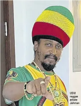 Jahman continues reggae push in USVI - PressReader