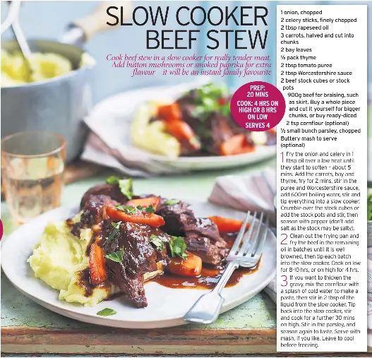 SLOW COOKER BEEF STEW - PressReader