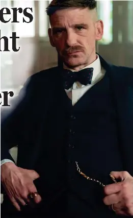 Peaky Blinders star is caught with crack cocaine af ter pub session - PressReader