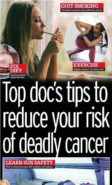 Top doc’s tips to reduce your risk of deadly cancer - PressReader