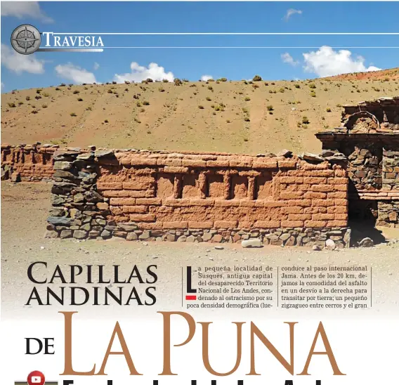 CAPILLAS AN DINAS DE LA PUNA En el umbral de Los Andes - PressReader