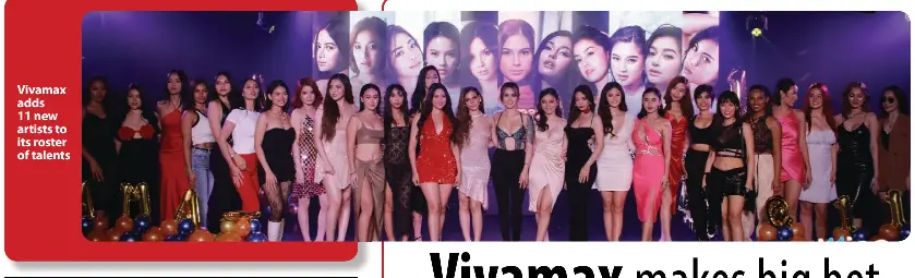 Vivamax makes big bet on new talents - PressReader