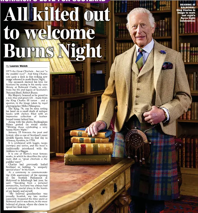 All kilted out to welcome Burns Night - PressReader