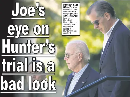 Joe’s eye on Hunter’s trial is a bad look - PressReader