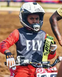Ledwaba Jnr breaks barriers in motocross - PressReader