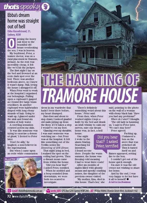 THE HAUNTING OF TRAMORE HOUSE Get salty THIS SILLY SEASON! - PressReader