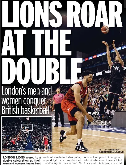 LIONS ROAR AT THE DOUBLE - PressReader