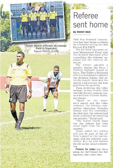 Referee sent home - PressReader