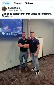 Officer Rippeon trained with controvers­ial organizati­on - PressReader