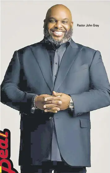 Pastor John Gray ready to minister at Mindset Conference - PressReader