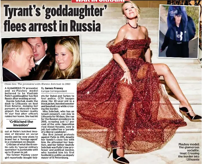 Tyrant’s ‘goddaughte­r’ flees arrest in Russia - PressReader