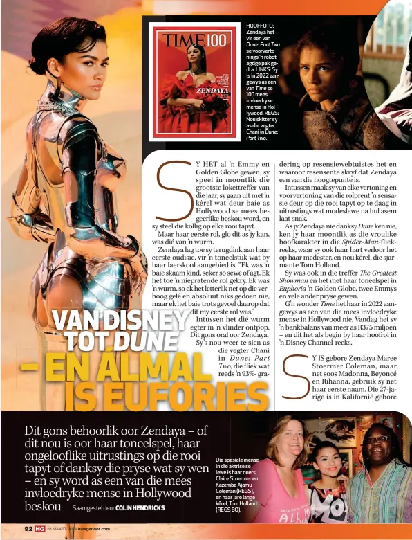 VAN DISNEY TOT DUNE – EN ÁLMAL IS EUFORIES - PressReader