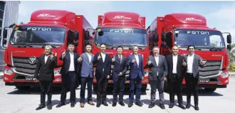 FOTON PH turns over 300 units to J&T Express - PressReader