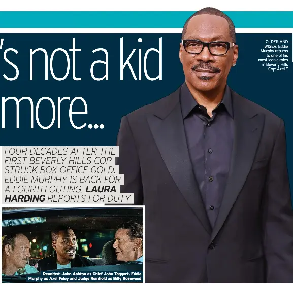 Axel’s not a kid any more... FOUR DECADES AFTER THE FIRST BEVERLY HILLS COP STRUCK BOX OFFICE ...