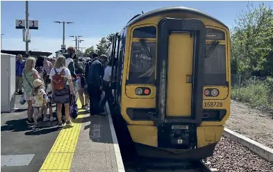 Levenmouth Rail Link welcomes its first public trains for 55 years ...