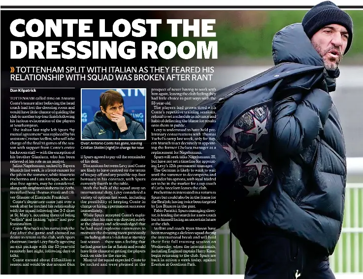 CONTE LOST THE DRESSING ROOM - PressReader