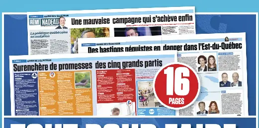 TOUT POUR FAIRE VOTRE CHOIX - PressReader