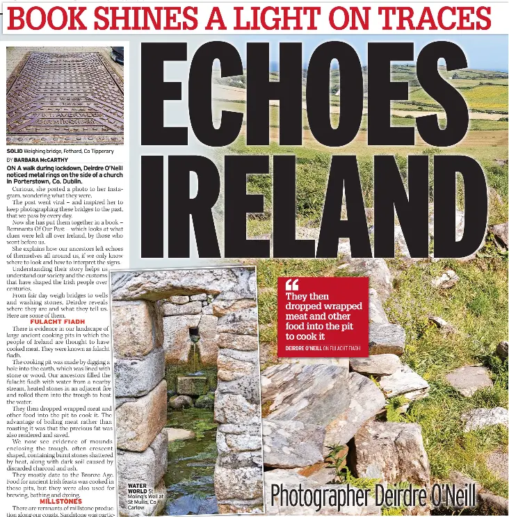 BOOK SHINES A LIGHT ON TRACES ECHOES IRELAND OF PAST LEFT BY OUR ANCESTORS ANCIENT - PressReader