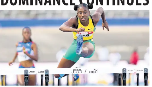 CARIFTA GAMES DOMINANCE CONTINUES - PressReader