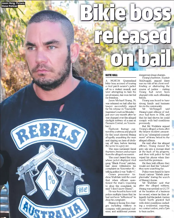 Bikie boss released on bail - PressReader