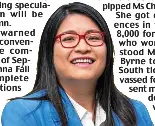 Chu to fill Ryan’s election shoes - PressReader