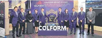 Sabah’s Colform eyes expansion after ACE Market debut - PressReader