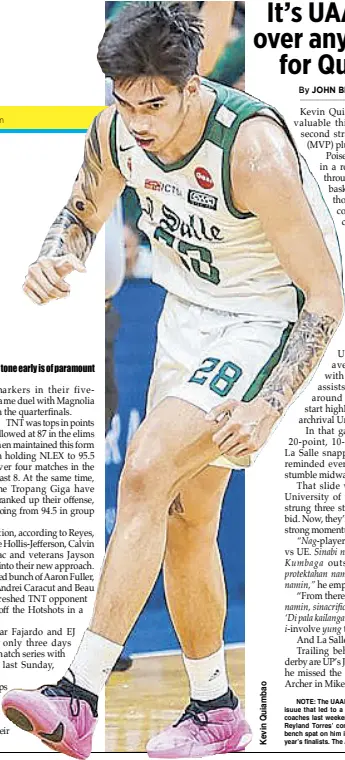 It’s UAAP crown over anything else for Quiambao - PressReader